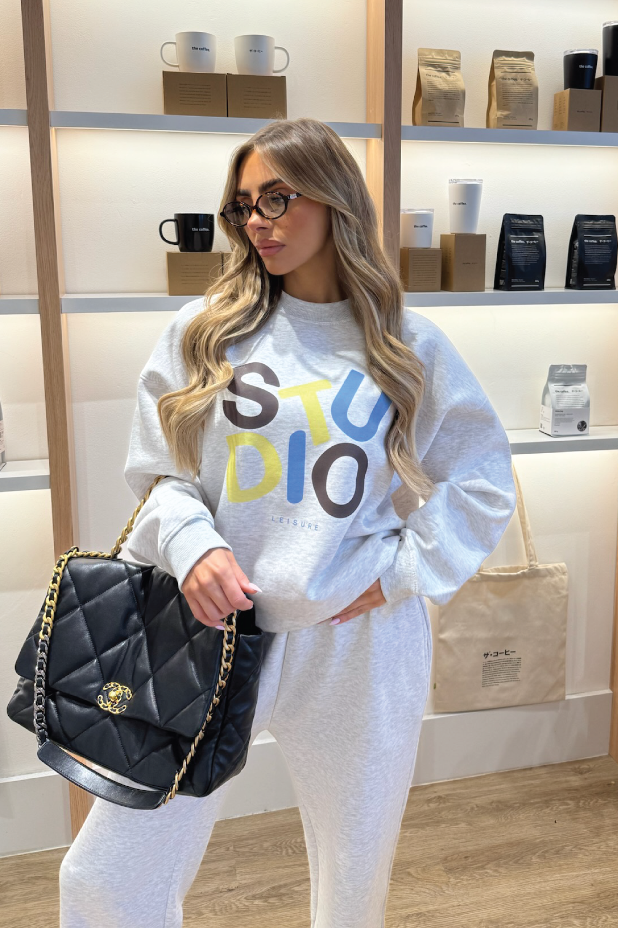 STUDIO LEISURE ESSENTIAL MARL COLOUR PRINTED SWEATER – Glamify Famous ...