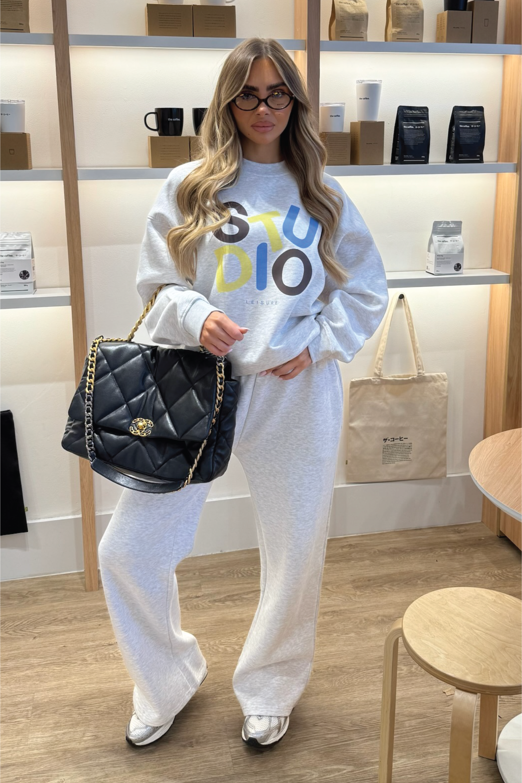 STUDIO LEISURE ESSENTIAL MARL COLOUR PRINTED SWEATER – Glamify Famous ...